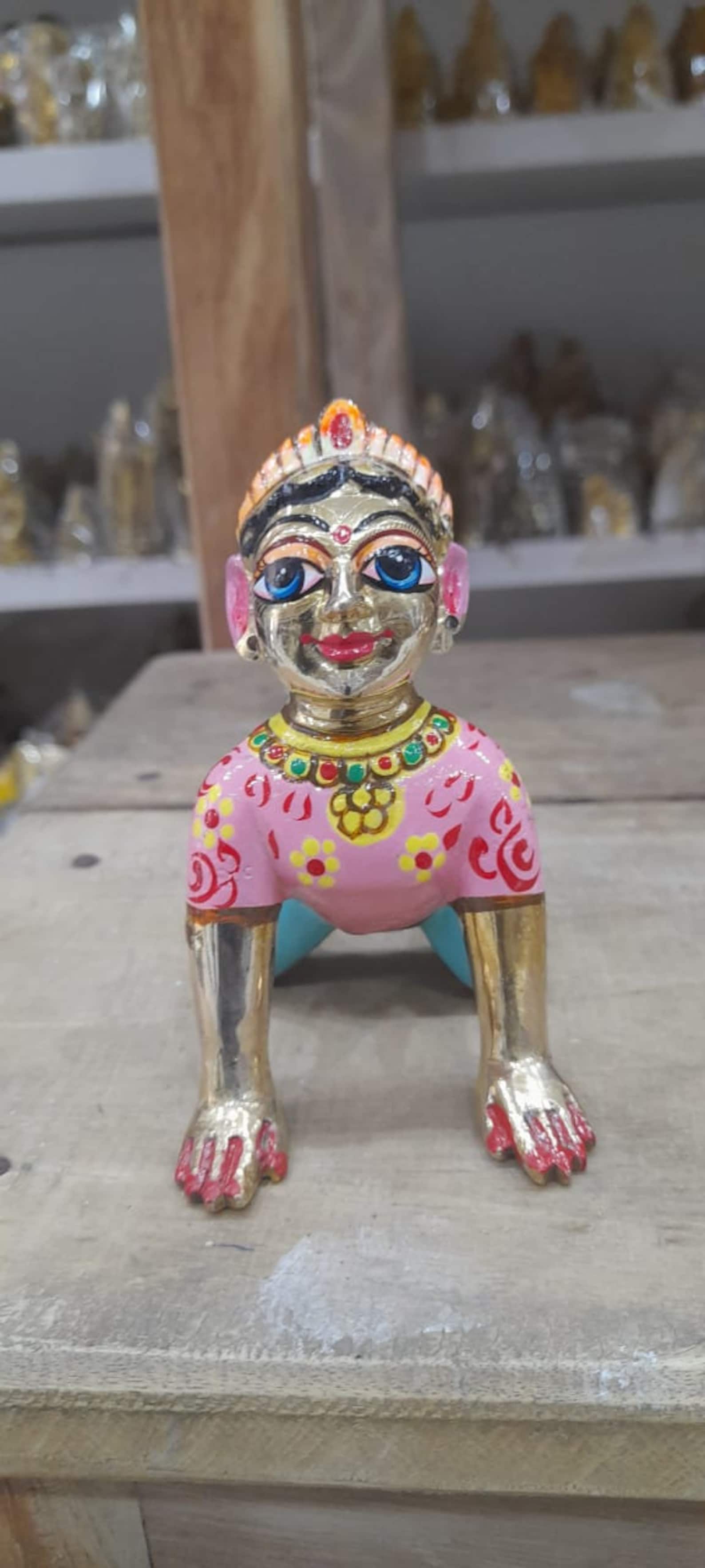 Radha Rani Bal Radha Statue Murti for Pooja Gift Size 4 No,goddess ...