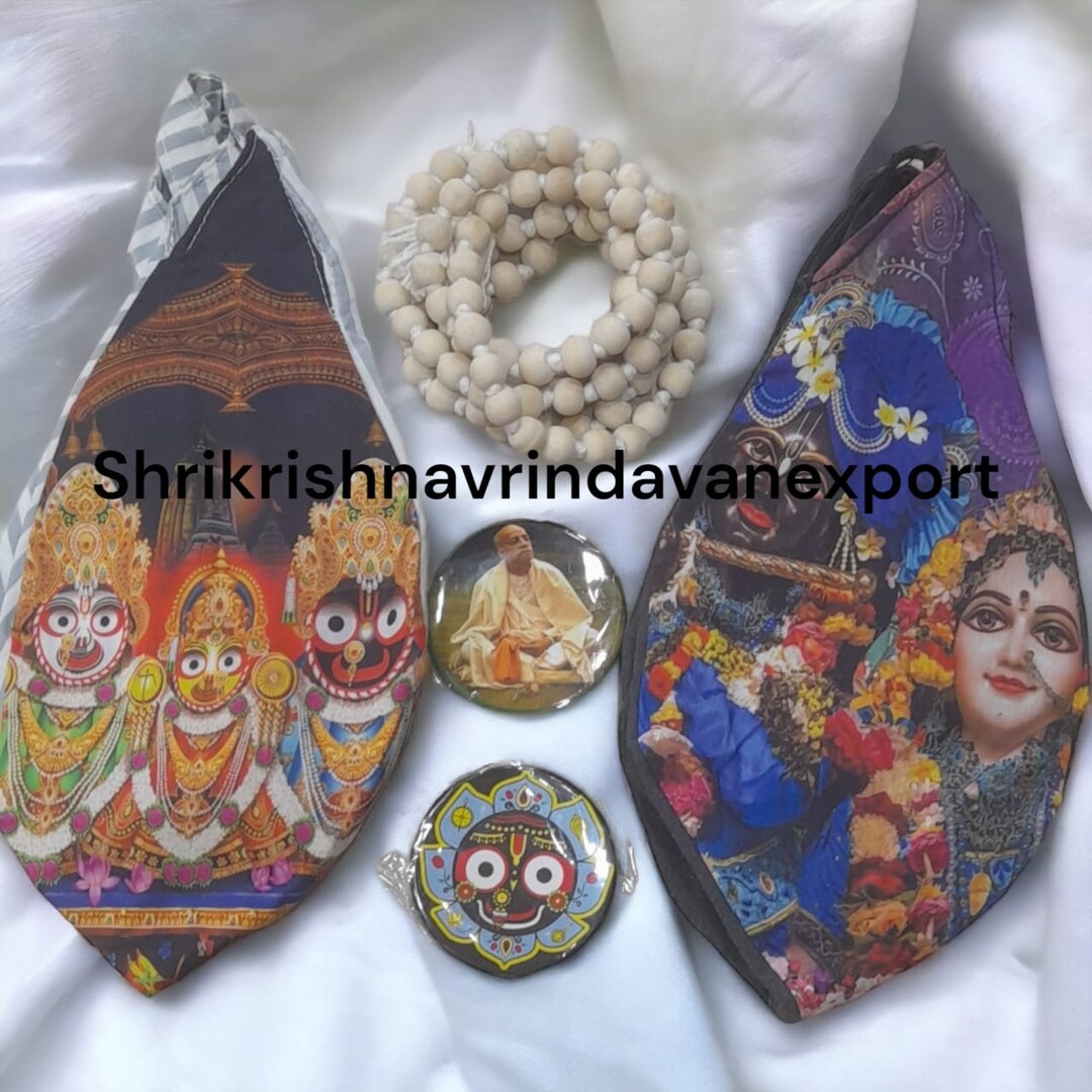 Big Size Cotton Jap Bag,radha Krishna ,worship Japa Mala Bag/chanting ...