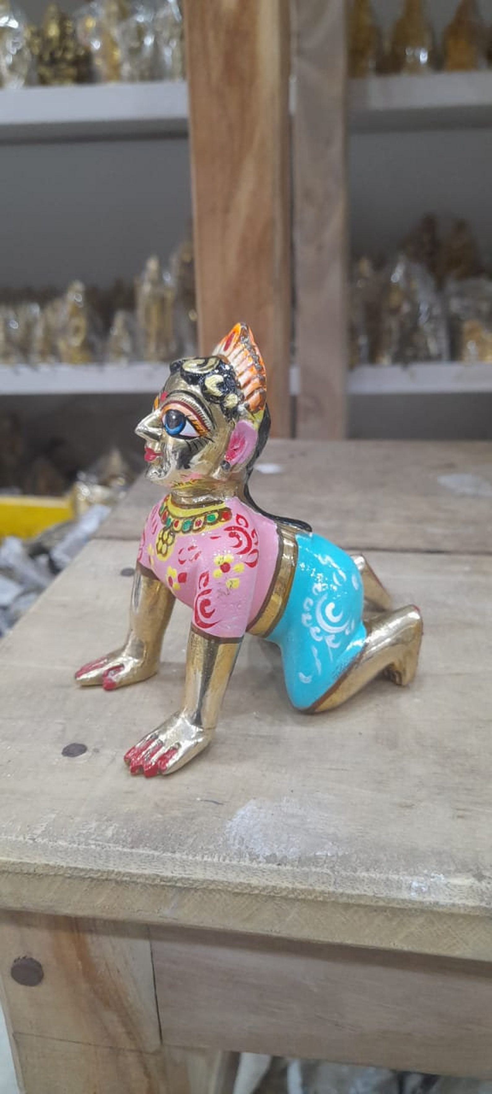 Radha Rani Bal Radha Statue Murti for Pooja Gift Size 4 No,goddess ...