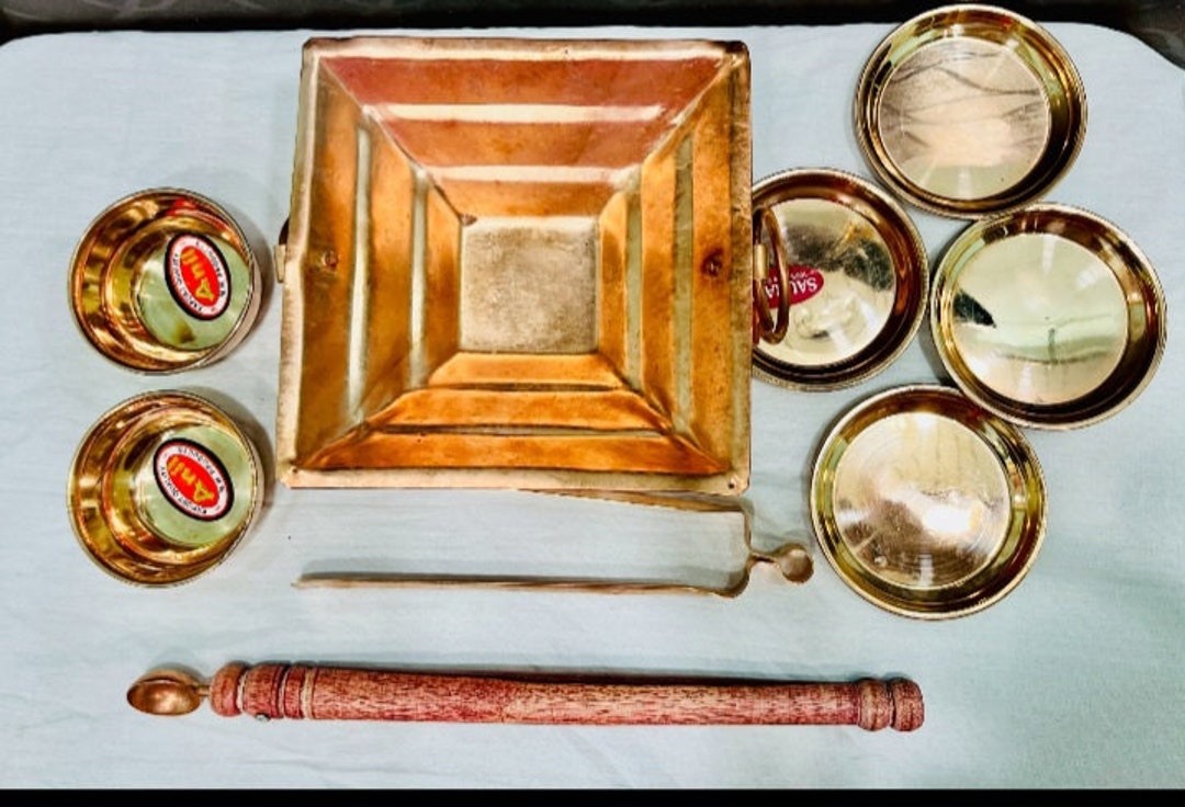 Vedic Agnihotra 12inch Hawan Yagya Kit We / Yajna/agnihotra/homa/hawan ...