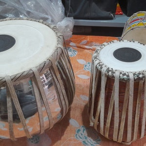 Tabla Set, Indian Drum, Stainless Steel Professional Iskcon Tabla ...