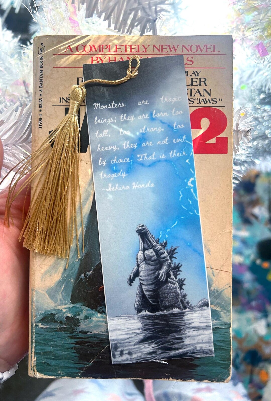 Godzilla Monsters Tragic Beings Quote by Irosho Honda Kaiju Bookmark ...