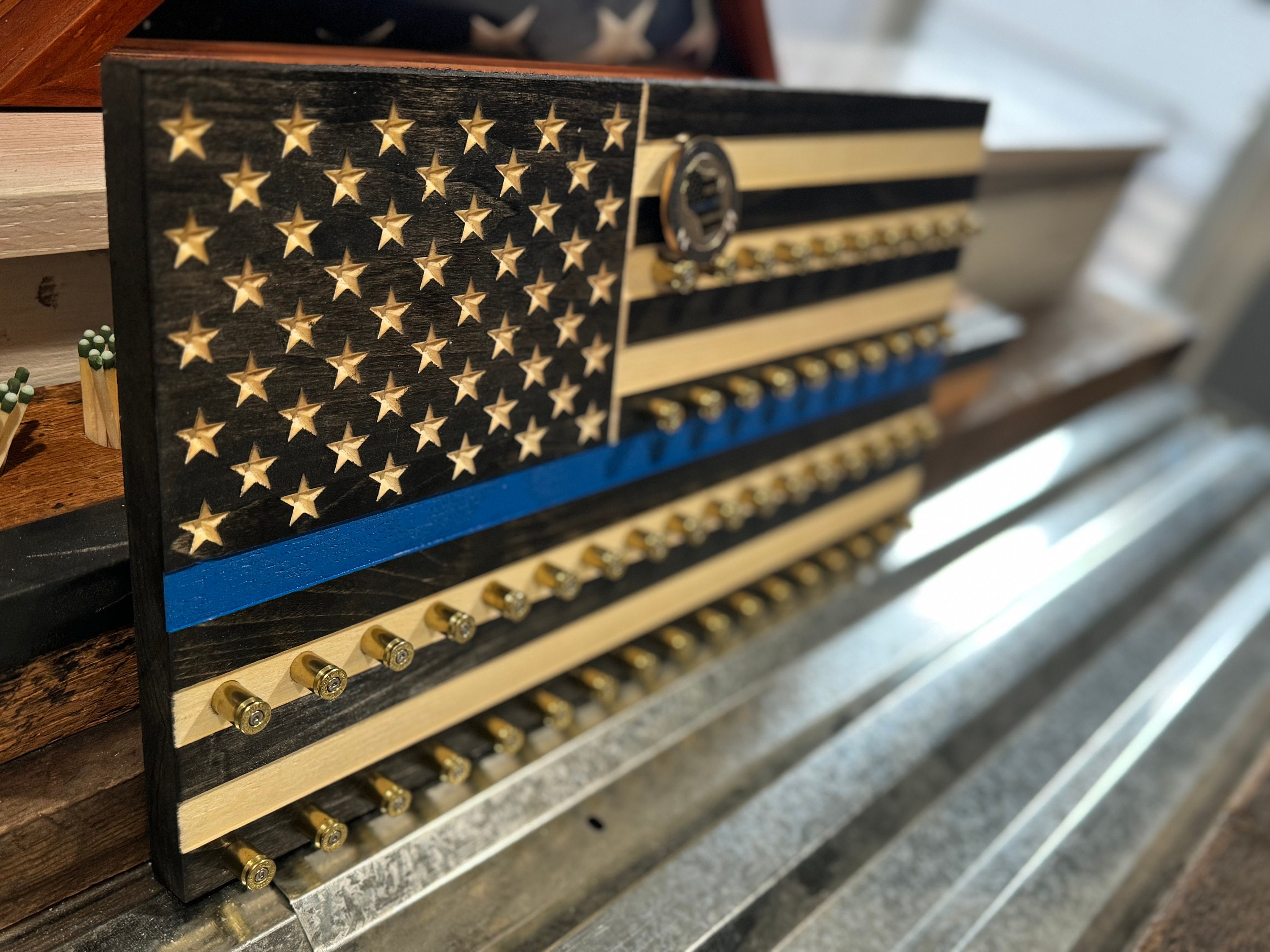 26 Challenge Coin Holder Flag - Etsy