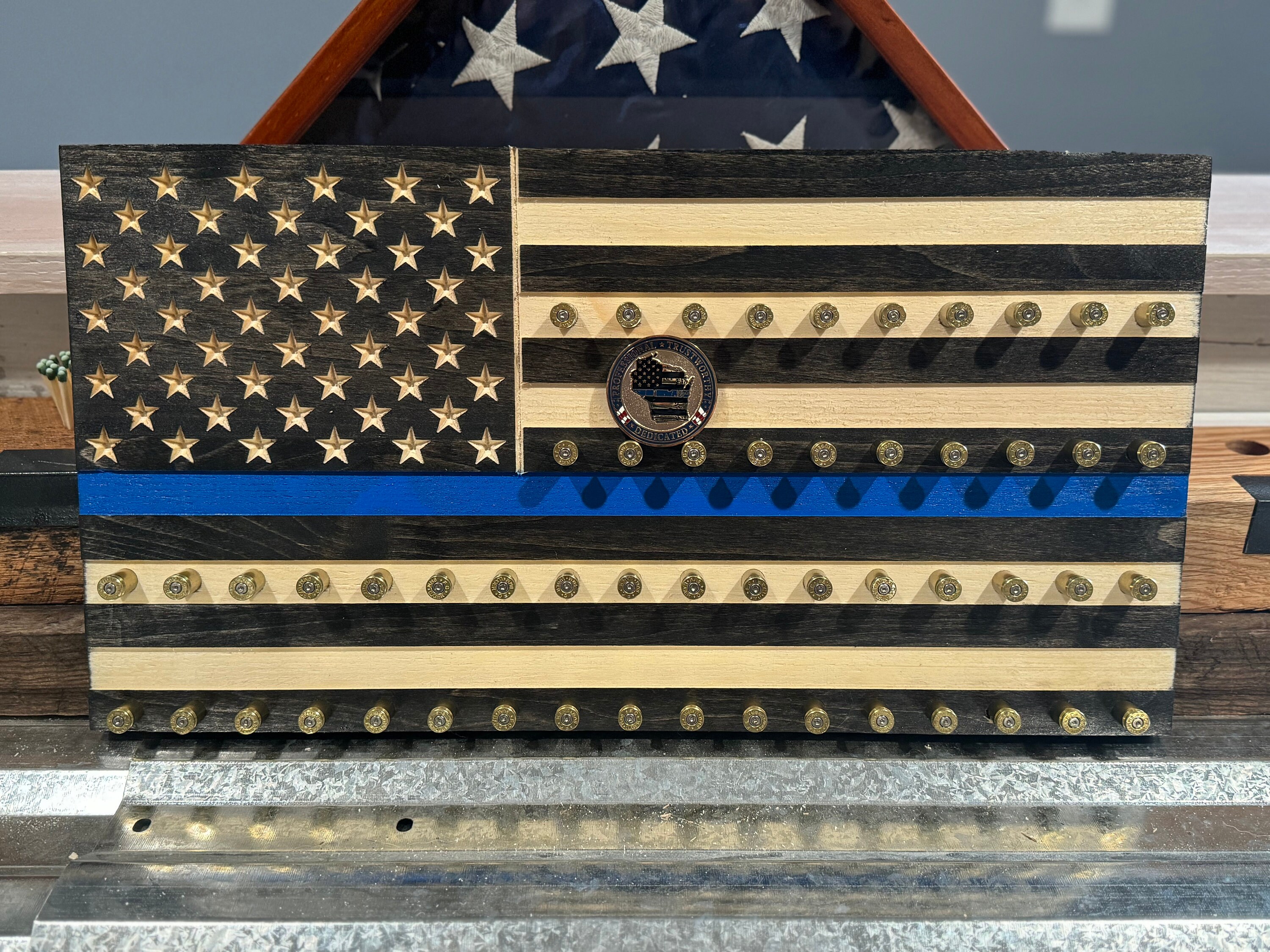 26 Challenge Coin Holder Flag - Etsy