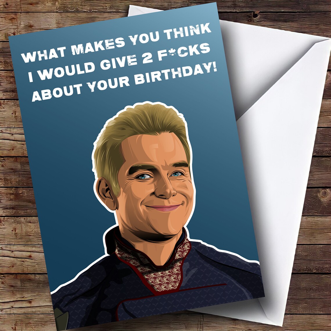 A5 Homelander Birthday Card - Etsy