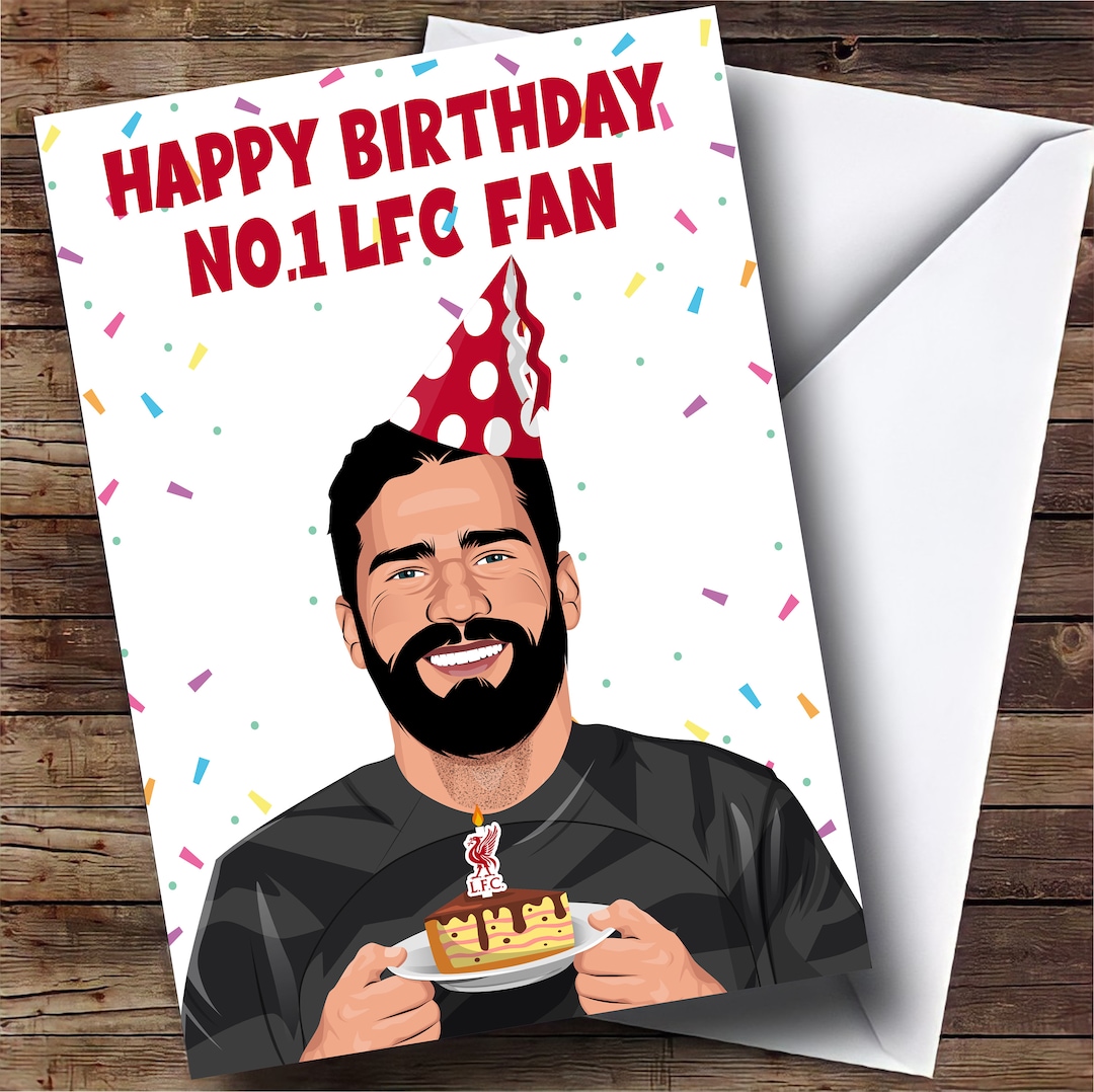 A5 Alisson Becker Birthday Card - Etsy