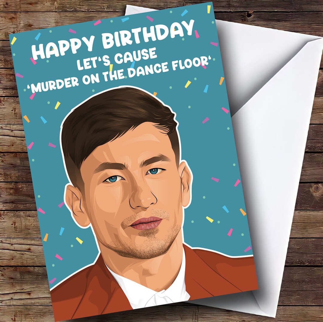 A5 Barry Keoghan Birthday Card - Etsy