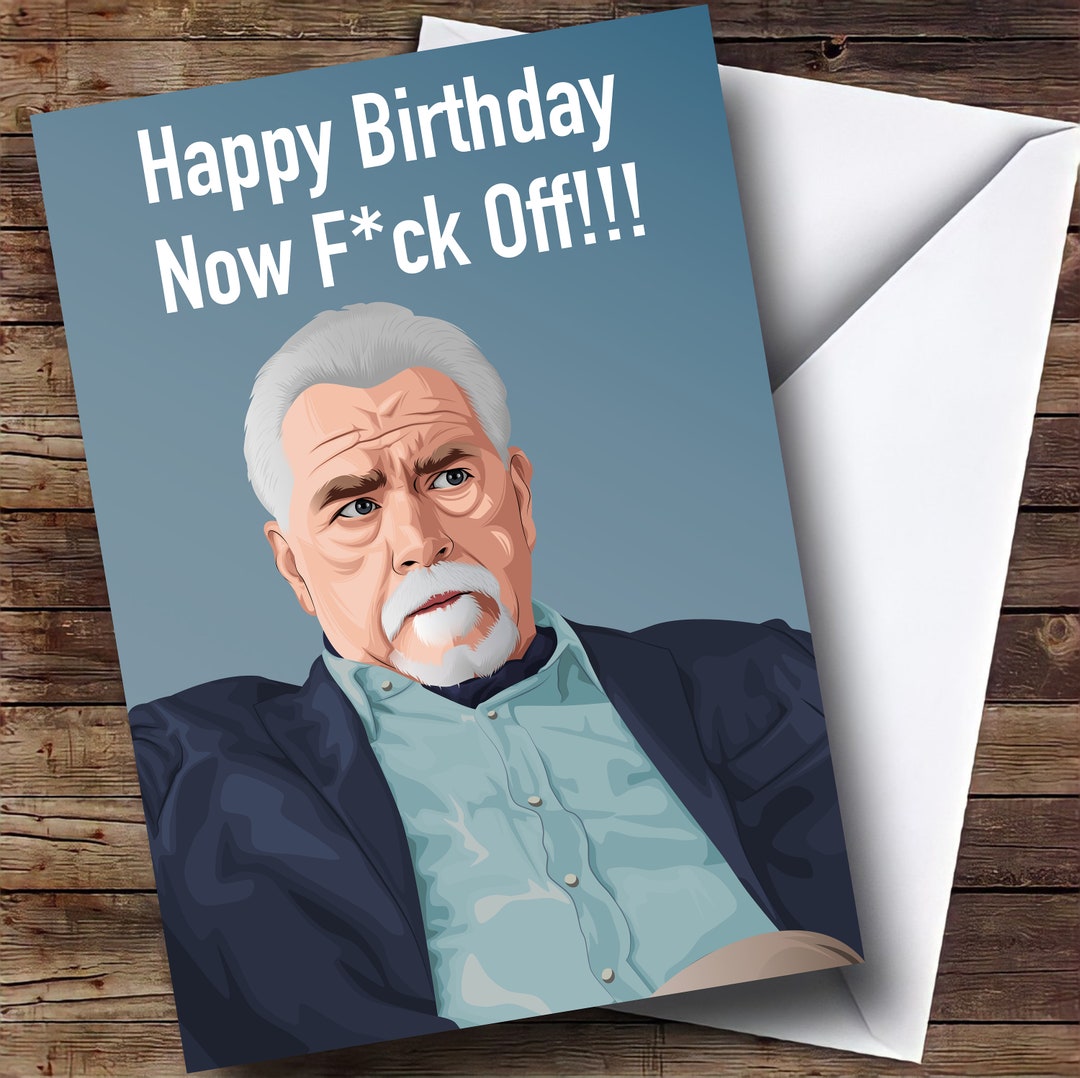 A5 Logan Roy Birthday Card - Etsy