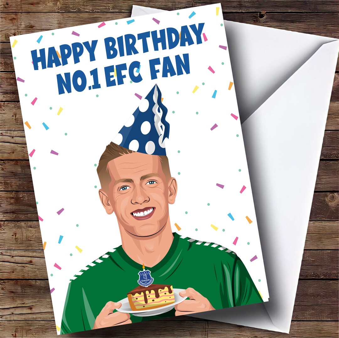 A5 Jordan Pickford Birthday Card - Etsy UK