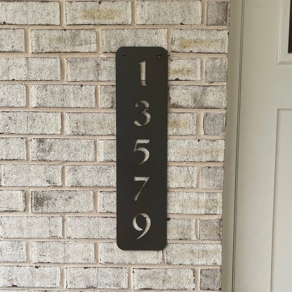 Steel Address Sign - Etsy