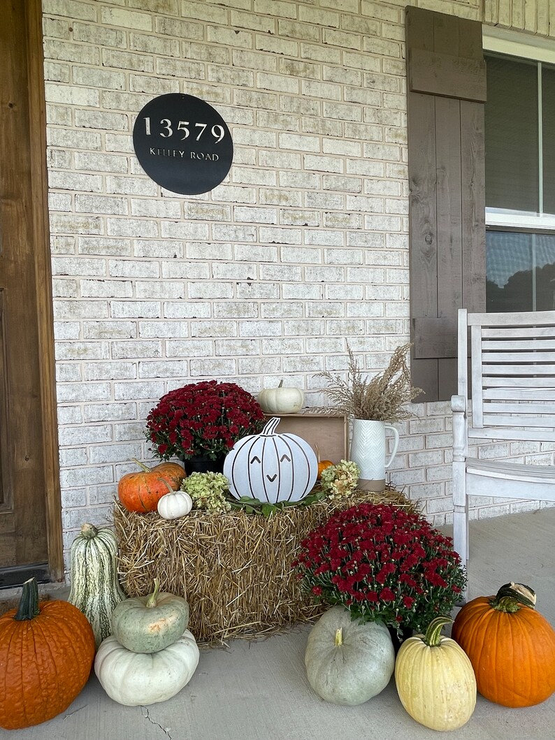Cute Pumpkin Jack-o-lantern, Metal Art, Freestanding, Halloween - Etsy