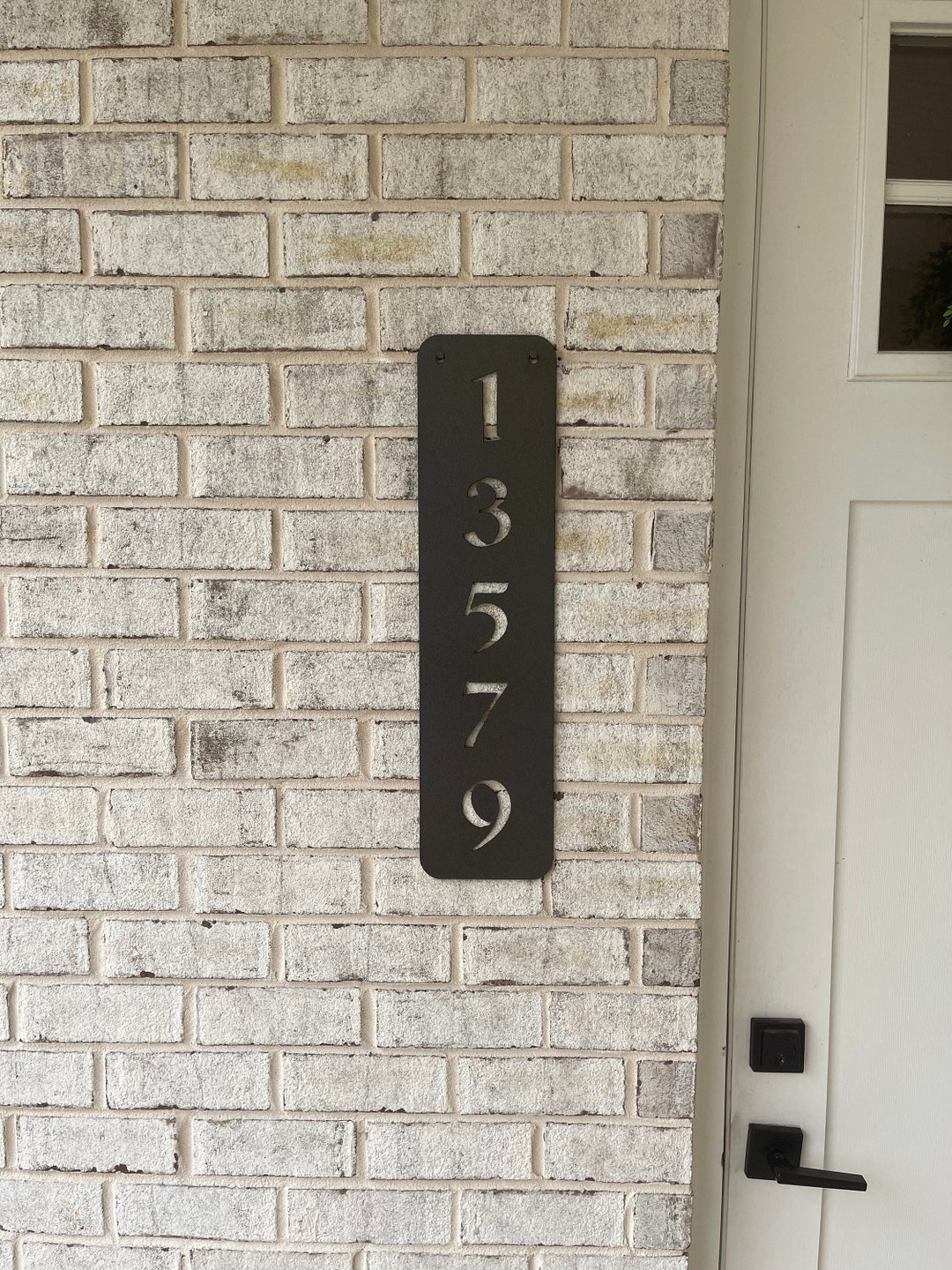 Vertical Address Plate, Steel - Etsy