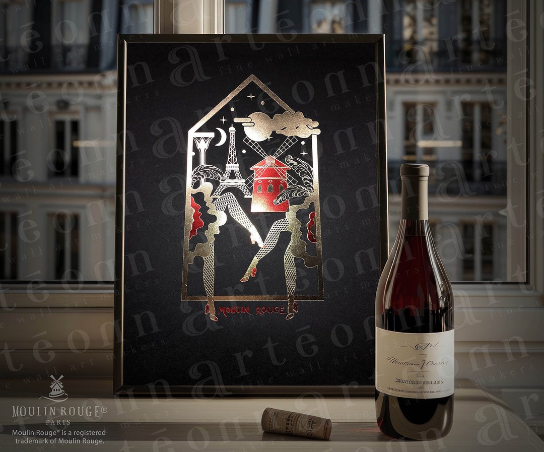 Moulin Rouge Paris® Poster OFFICIALLY LICENSED Moulin Rouge Poster ...