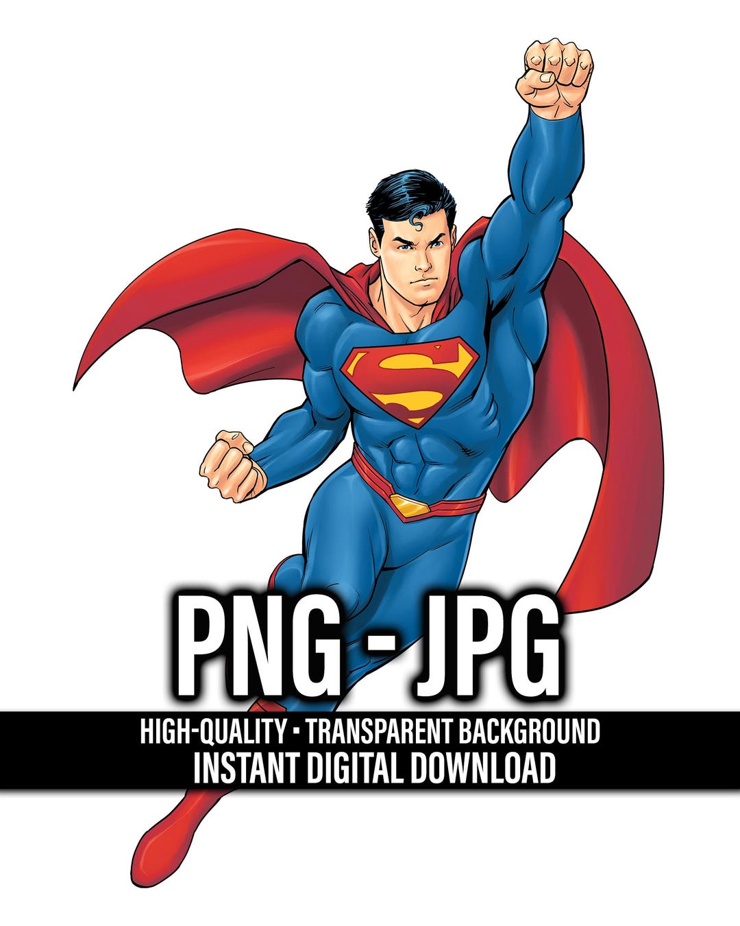 Super Hero PNG JPG | Superhero Logo Clipart | Digital Download Files - Etsy