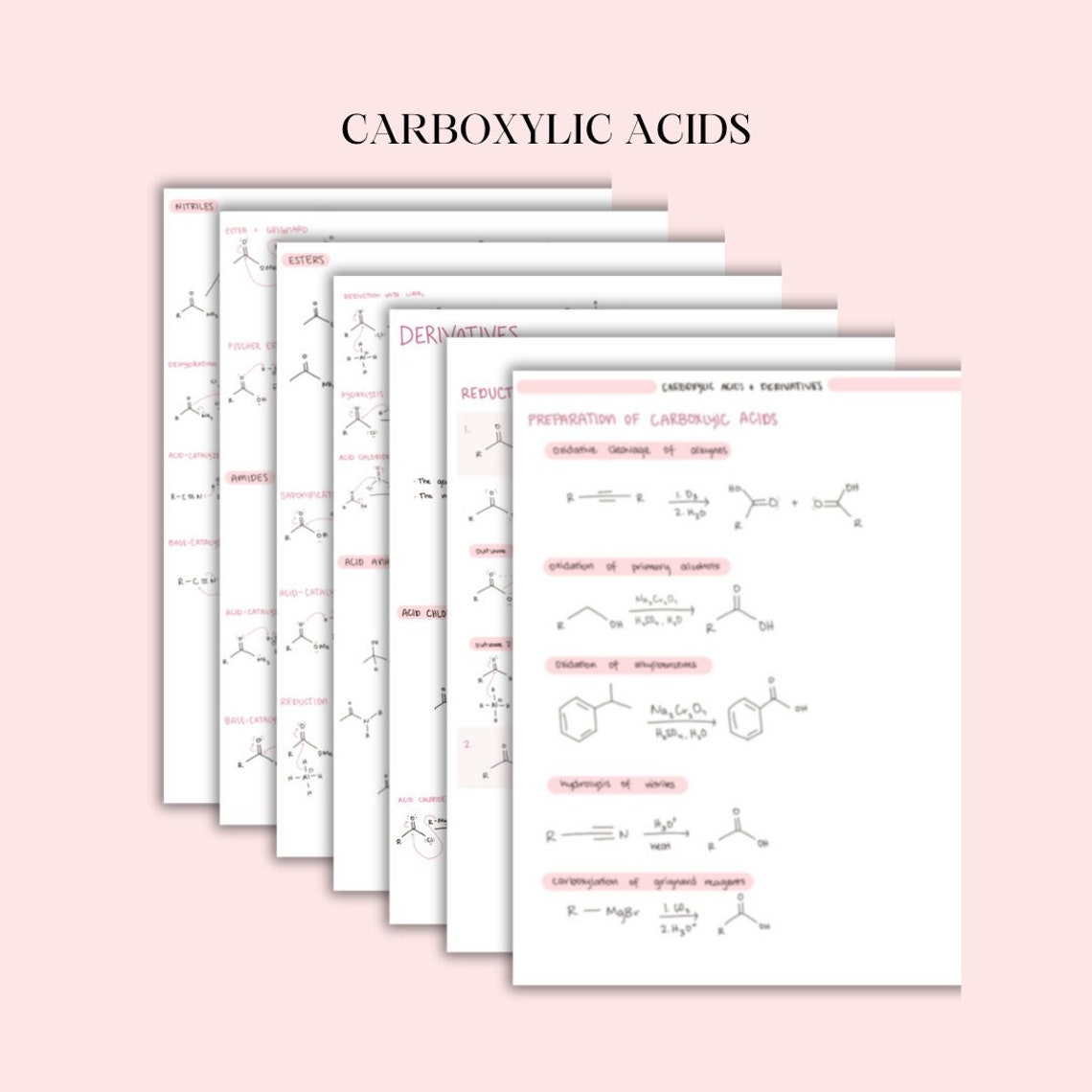 Carboxylic Acids Reagents and Mechanism Guide | Organic Chemistry Notes ...