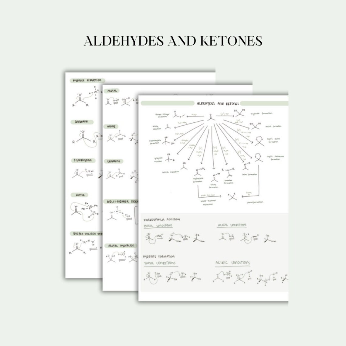 Aldehydes and Ketones Reagent and Mechanism Guide | Organic Chemistry ...