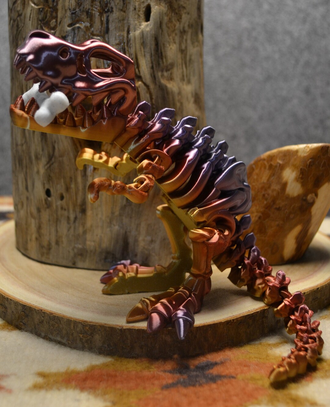 Articulated T-rex 3D Printed Toy - Etsy