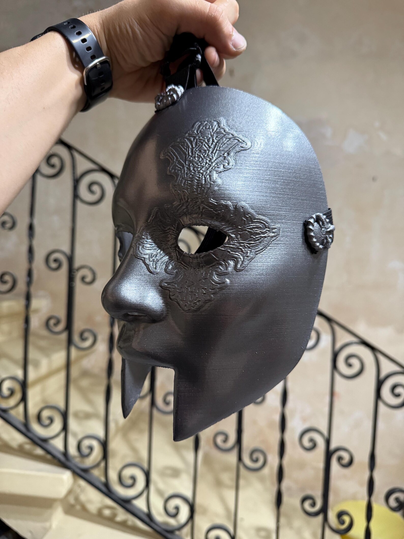 Ghost Nameless Ghoul Mask – Skeletá Edition (custom Metallic Finish ...