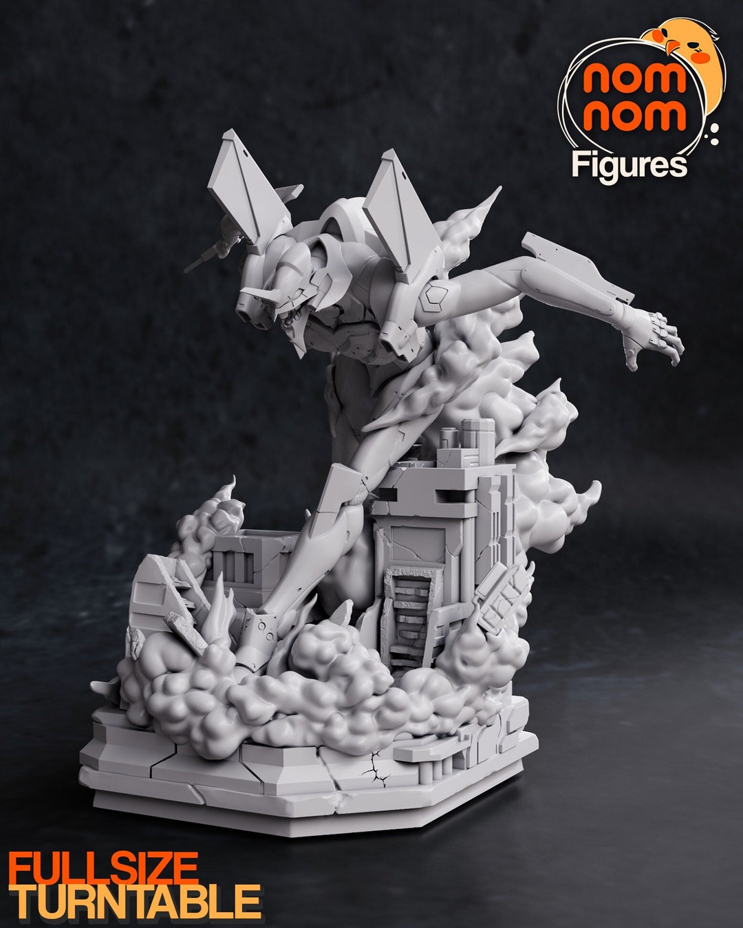 Angel Robot, 75mm/173mm, Nomnom Figures, Resin Garage Kit, Resin Model ...