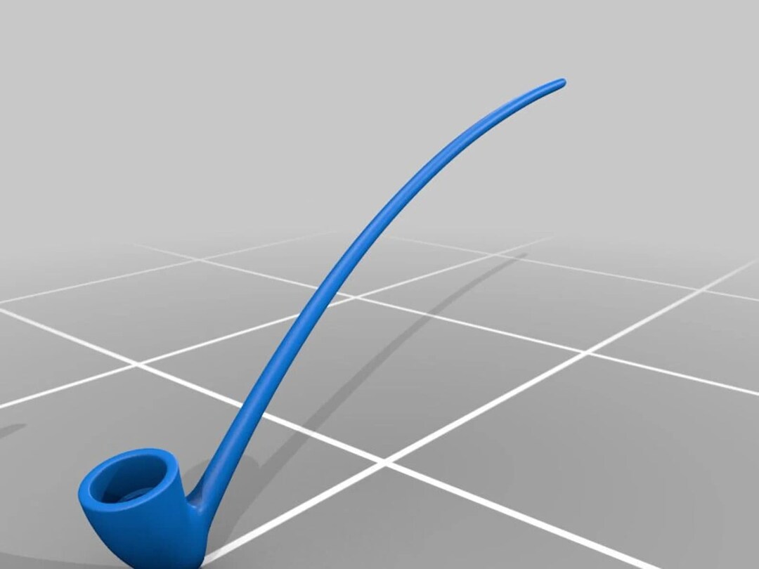 Grey Wizard Pipe White Pla Cosplay Costume Roleplay 3d - Etsy