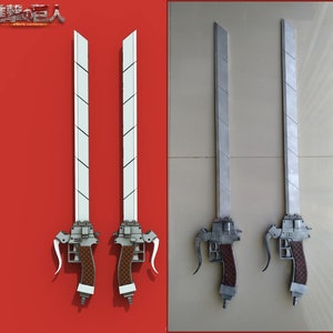 Cosplay Sword With Fully Functioning Mechanism, White Pla unpainted, 3d ...