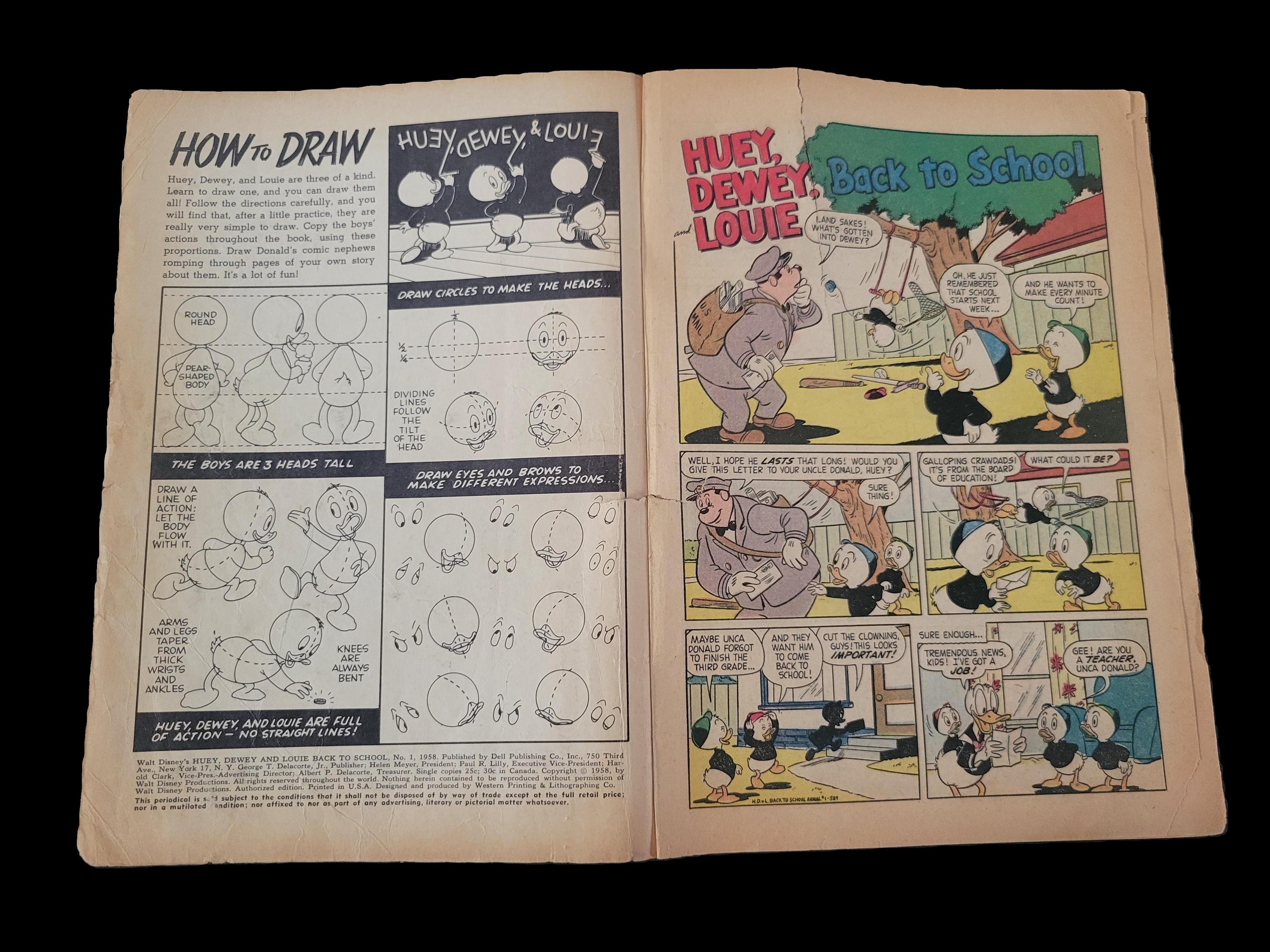 Vintage, “huey Duey and Louie” No. 1 - Etsy