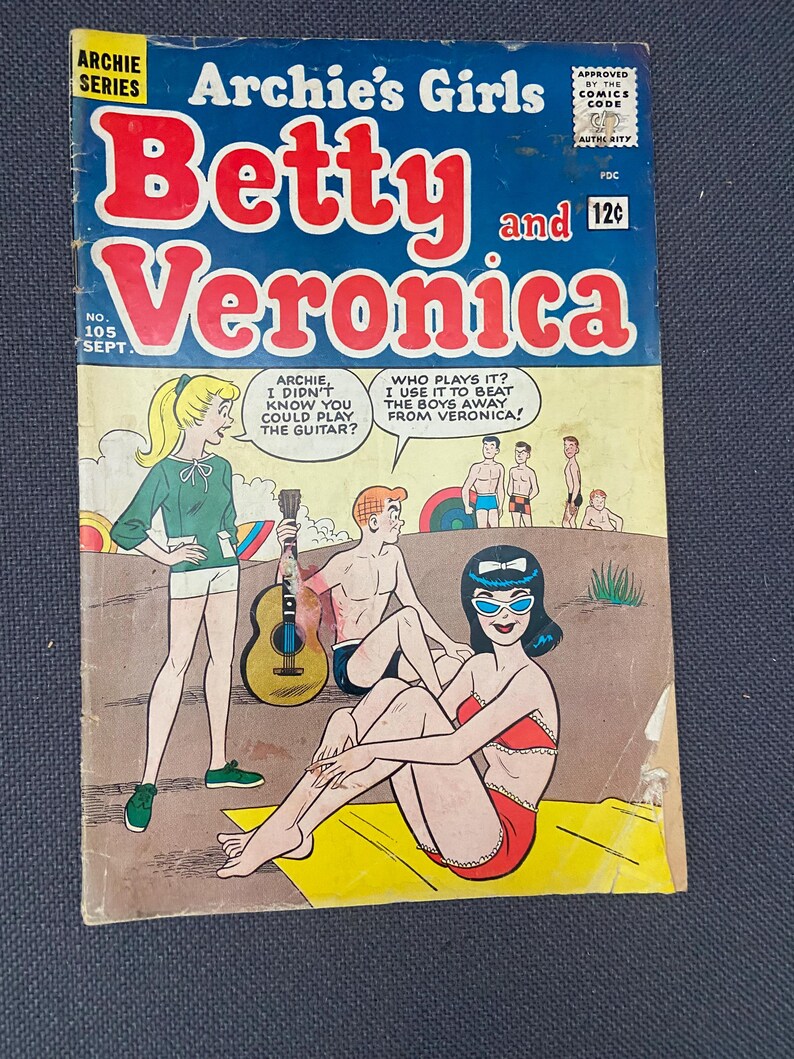 Vintage, “archie’s Girls: Betty and Veronica” No. 105 - Etsy