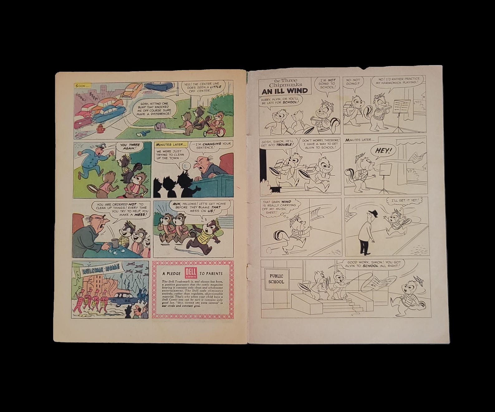 Vintage “alvin, Simon and Theodore and the Three Chipmunks” No. 1042 - Etsy