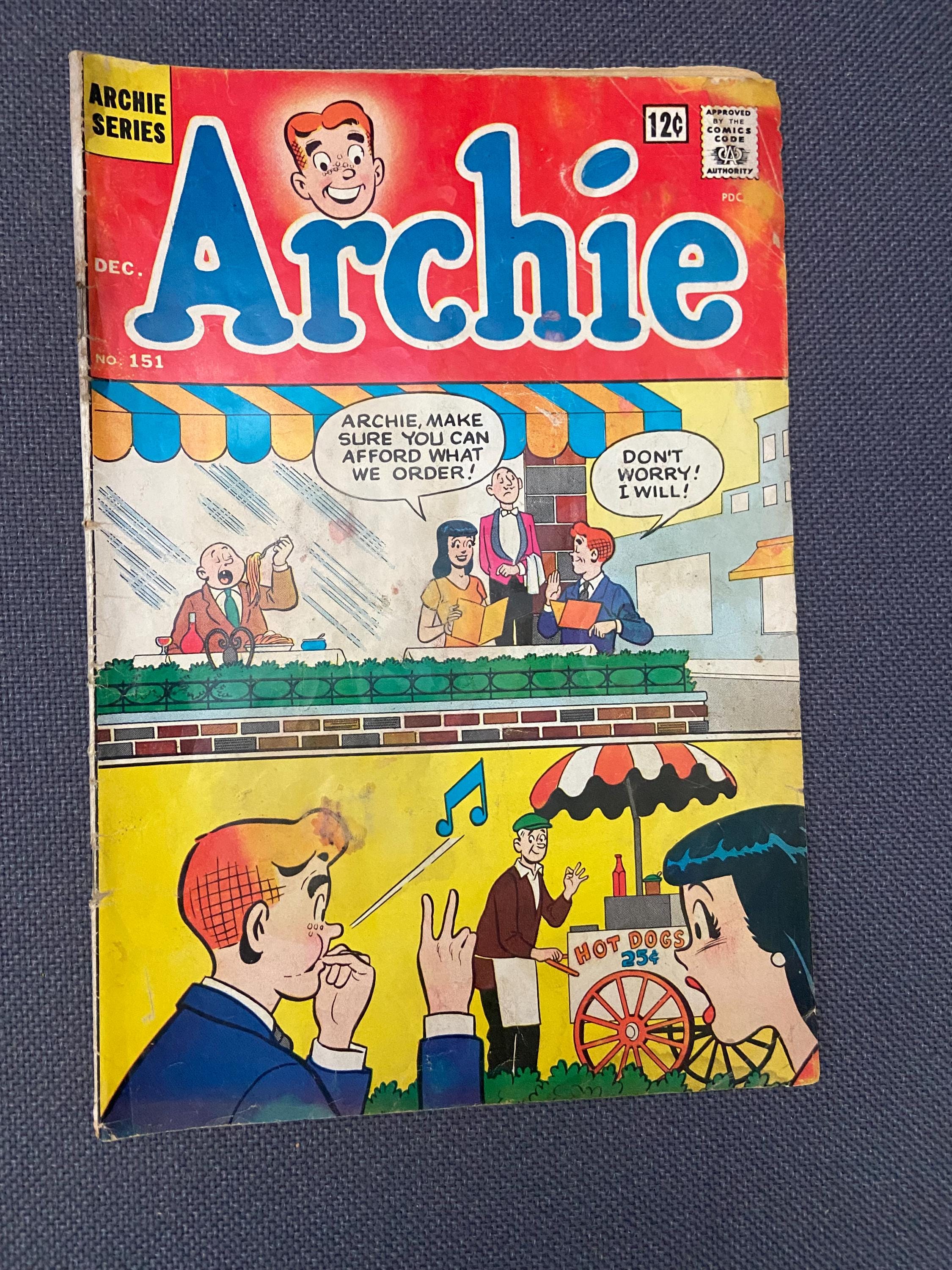 Vintage, “archie” No. 151 - Etsy