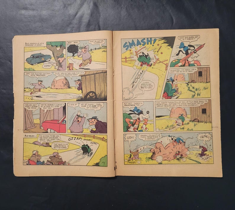 Vintage, “walt Disney’s Goofy and His Goof-kart” No. 1201 - Etsy