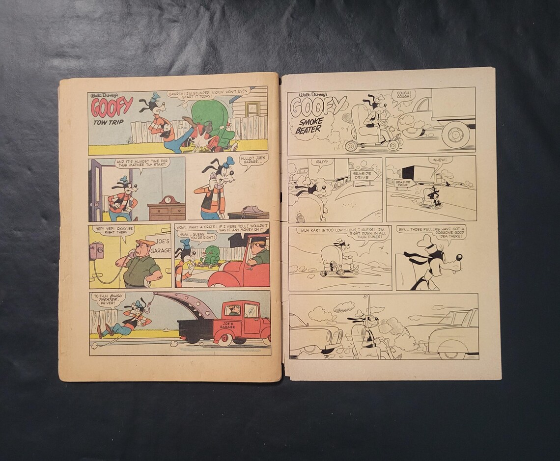 Vintage, “walt Disney’s Goofy and His Goof-kart” No. 1201 - Etsy