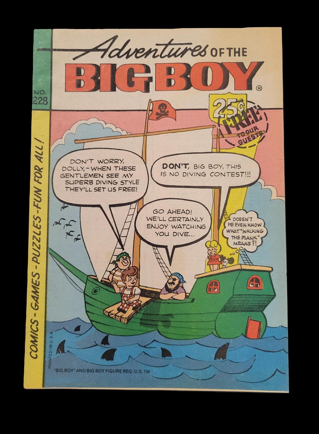 Vintage, “adventures of the Big Boy” No. 228 - Etsy