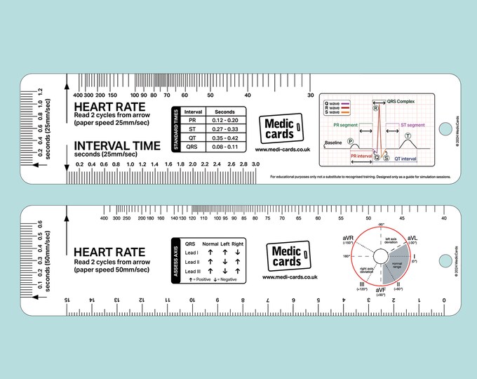 ECG Ruler - Etsy