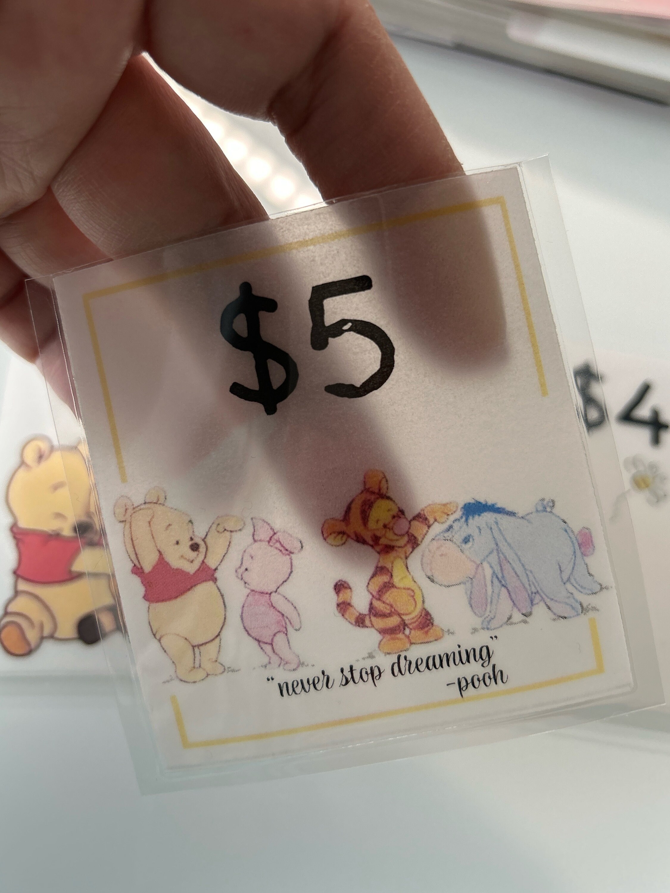 POOH Bear Themed 100 Envelope Savings Box - Etsy