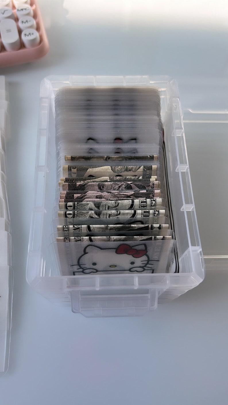 Hello Kitty Themed Savings Challenge Box - Etsy