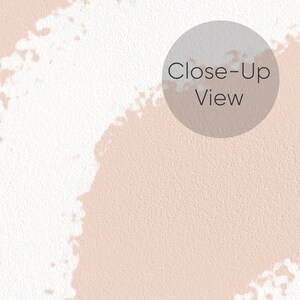 Peach Fuzz & White Lines Self Adhesive Wall Mural - Abstract Boho Peel ...