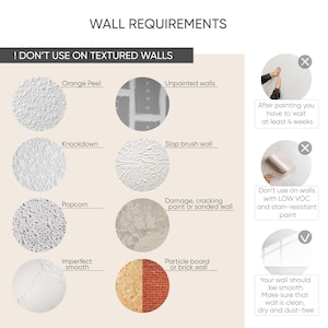Gray Plaster Peel & Stick Wall Mural - Textured Cement Concrete Self ...