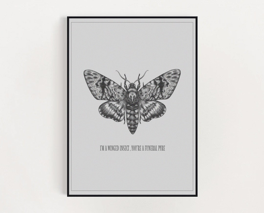 Sleep Token Print, Im A Winged Insect You're a Funeral Pyre, Sleep ...