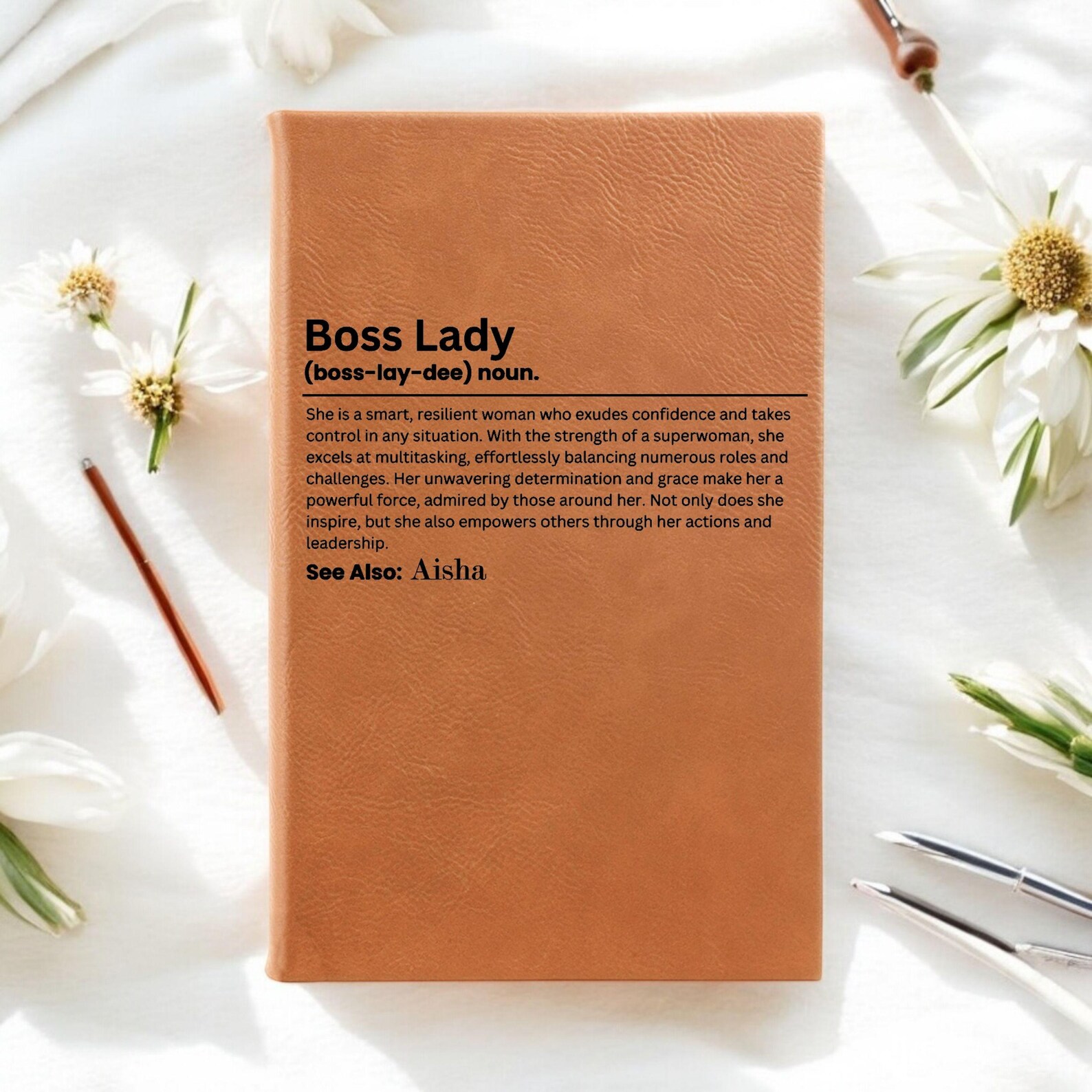 Personalized Boss Lady Journal, Gift for Boss Female, Boss Lady Journal ...