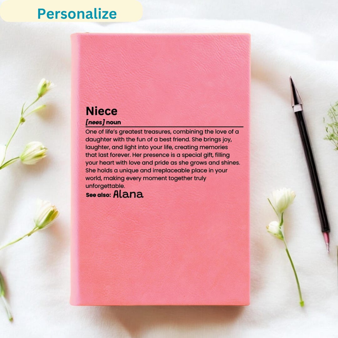 Personalized Niece Definition, Niece Definition Gift, Custom Niece Gift ...