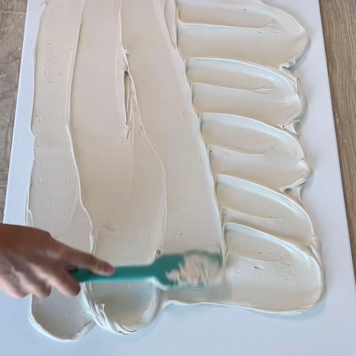 Diy Textured Canvas Toolkit Diy Plaster Art Set Creative Etsy