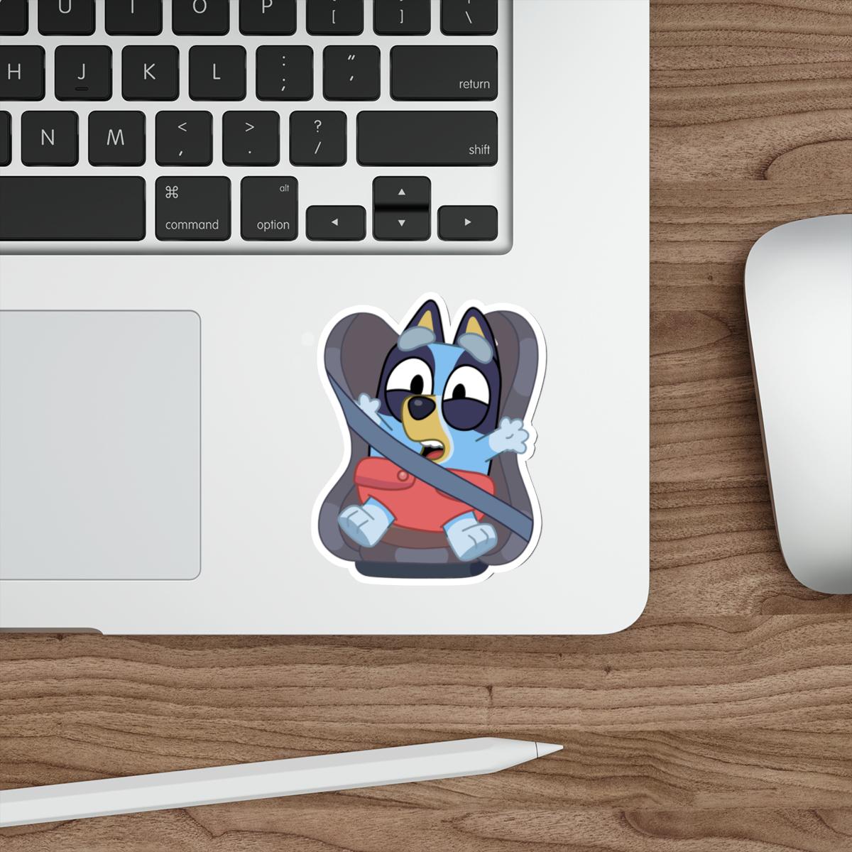 Baby Bluey Stickers, Bluey Dog Car Decal, Bluey Family Sticker Car ...