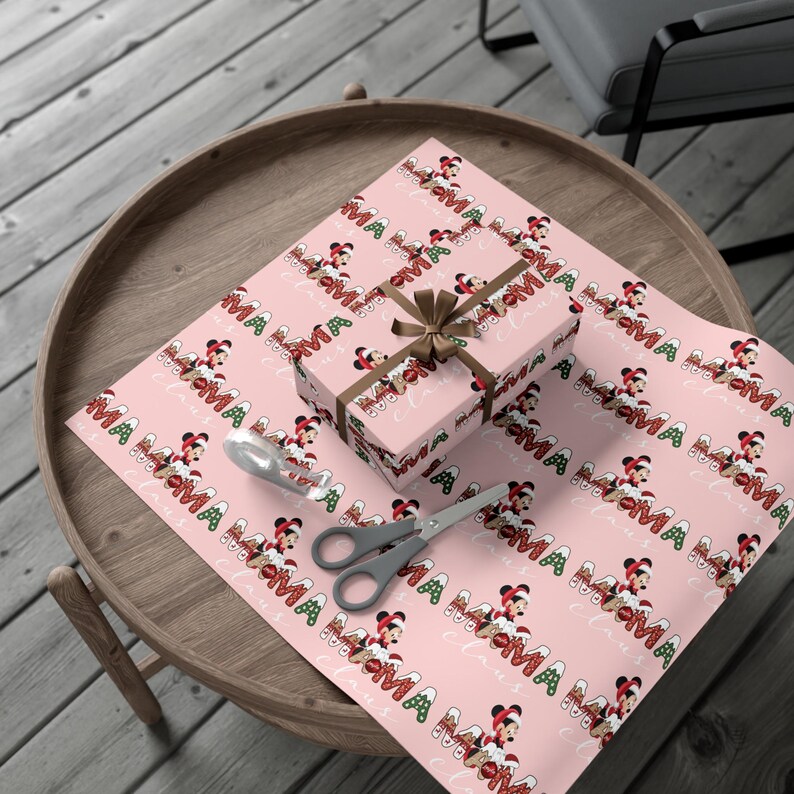 Wrapping Papers Mama Minnie Merry Christmas, Custom Mama Christmas ...