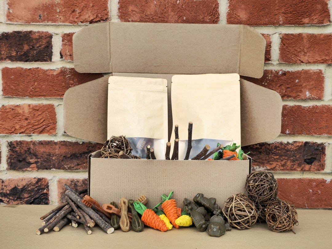 Deluxe Hamster Surprise Gift Box | Natural/organic Toys & Treats - Etsy