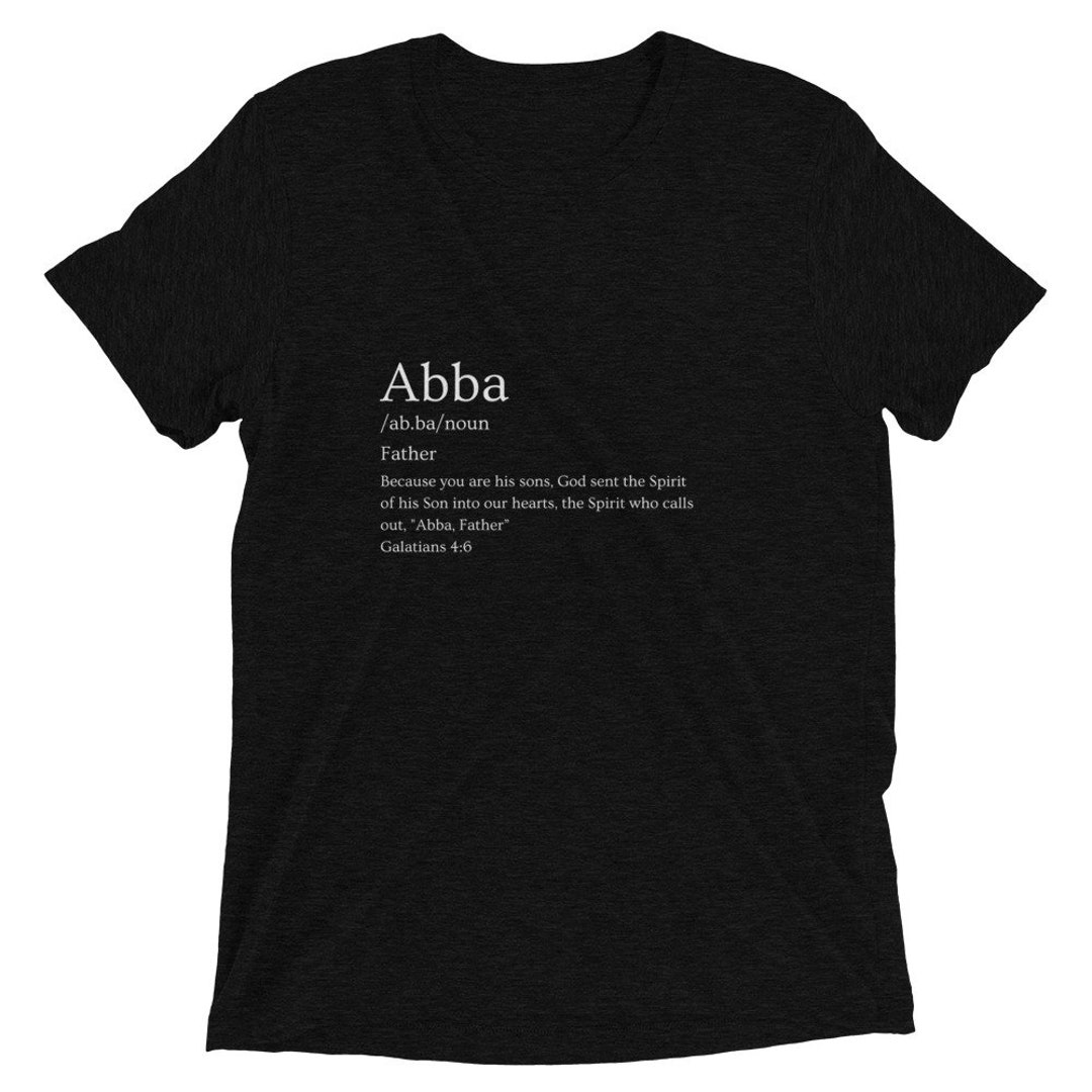Abba Names of God Definition Series Short Sleeve T-shirt - Etsy
