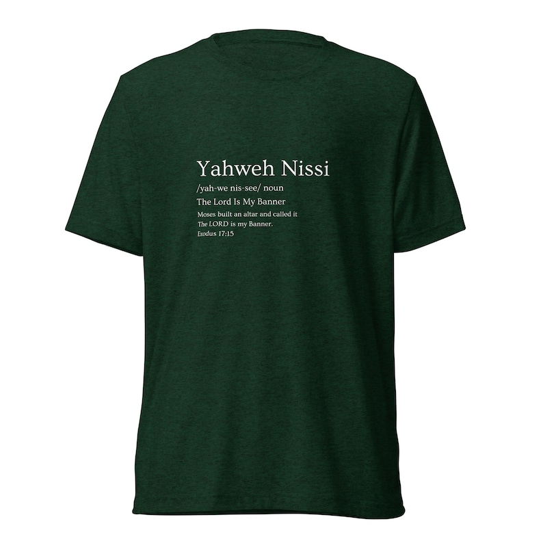 Yahweh Nissi - Names of God Definition Series - Short Sleeve T-shirt - Etsy