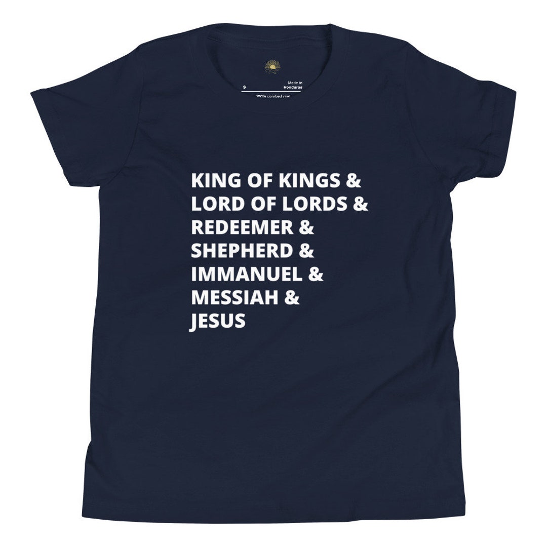 Youth Bold Type - King of Kings - Names of God List Series - Short ...