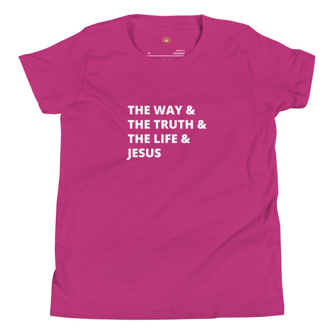 Youth Bold Type - the Way - Names of God List Series - Short Sleeve T ...