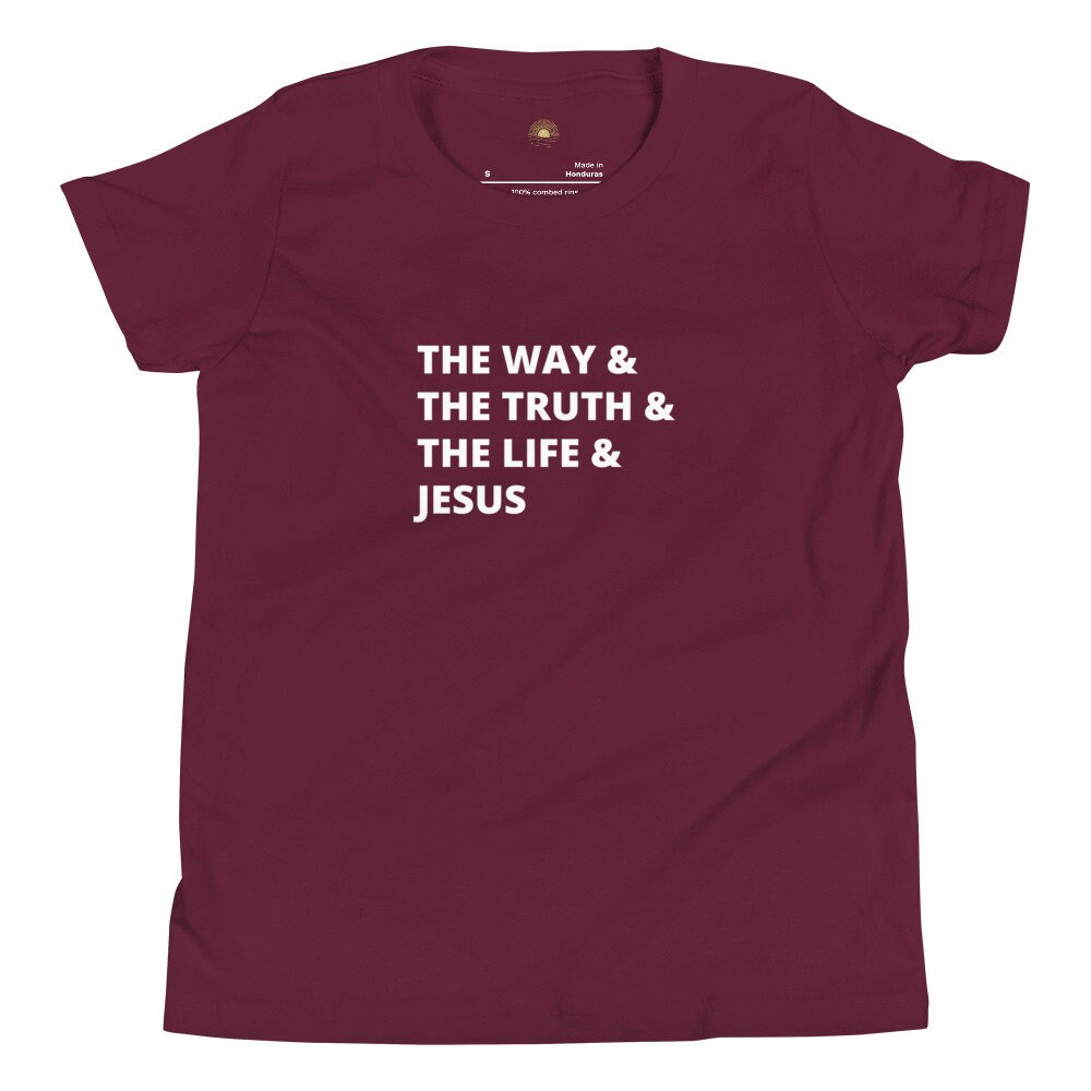 Youth Bold Type - the Way - Names of God List Series - Short Sleeve T ...