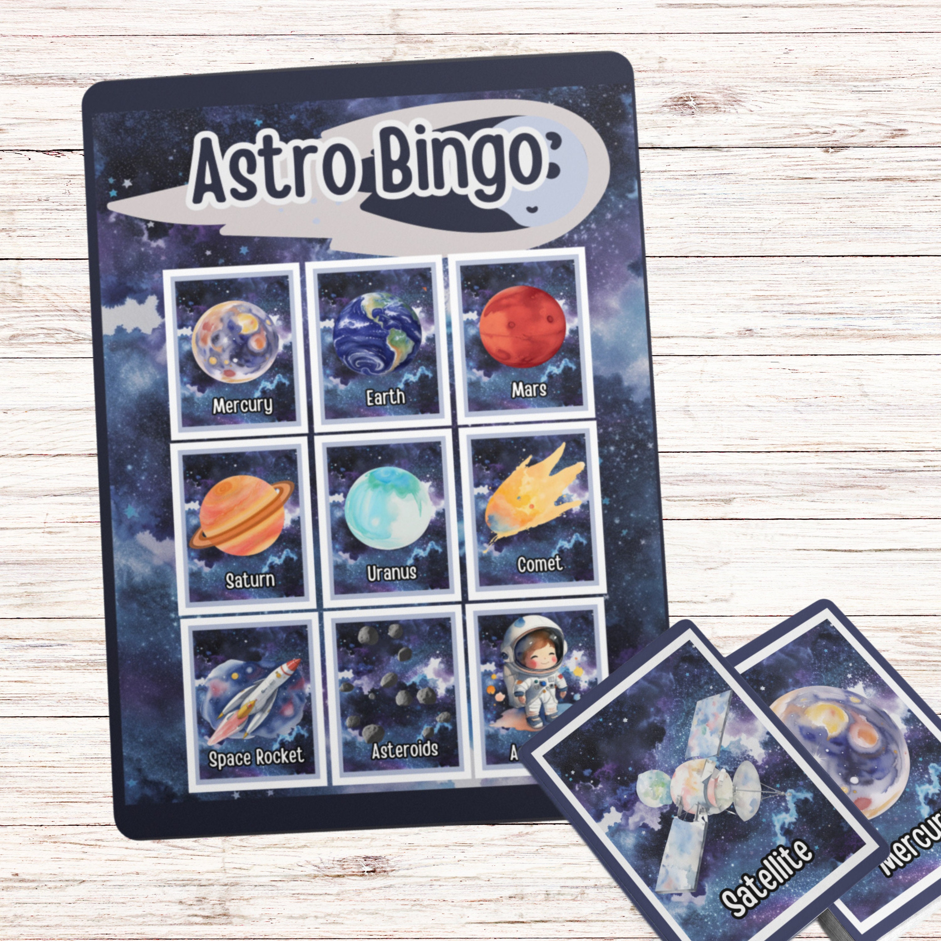 Solar System Game Set Solar System Worksheets Busy Book for Toddler ...